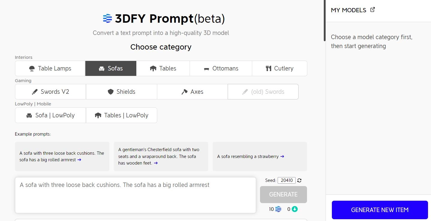 Top 5 AI 3D Model Generators Free from Image & Text 2024