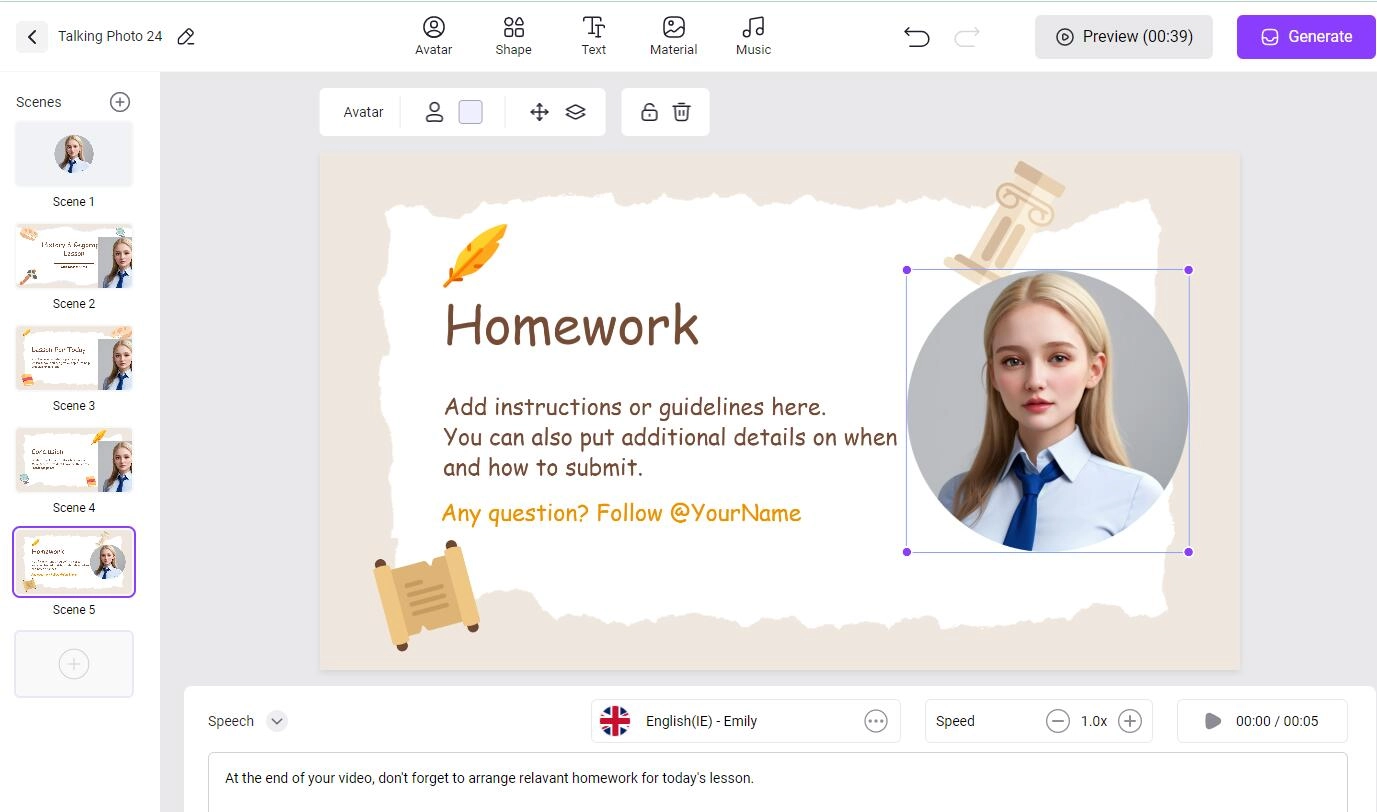 How to Create Student Avatar Using AI?