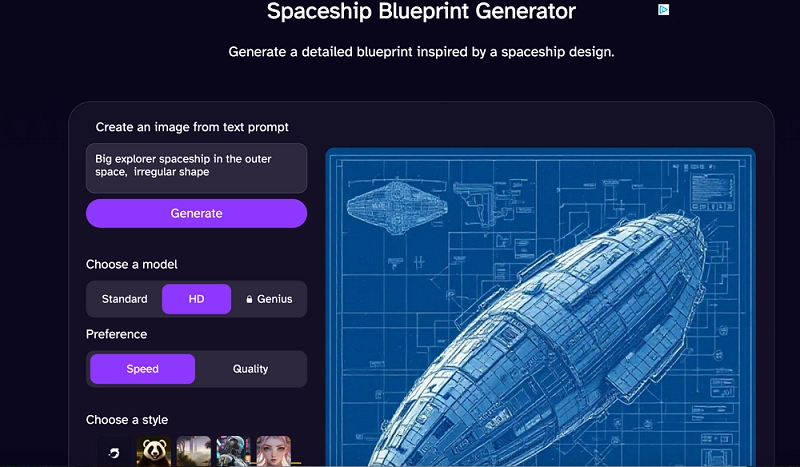 7 AI Spaceship Generators to Make Futuristic Ships Free