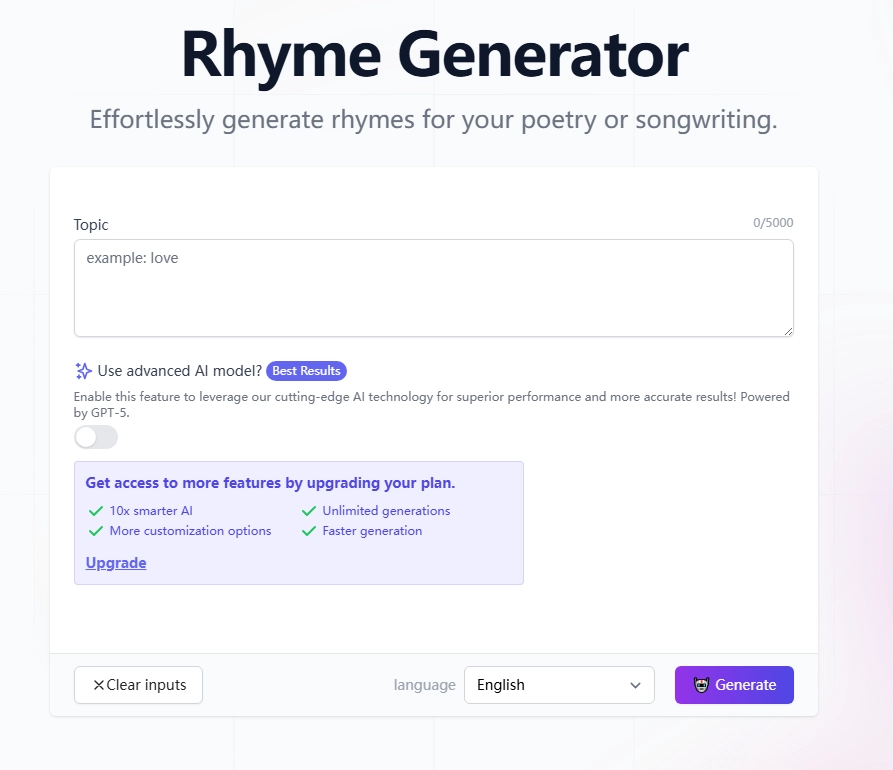 Short on Rhymes? 5 AI Rhyme Generators that Help Instantly