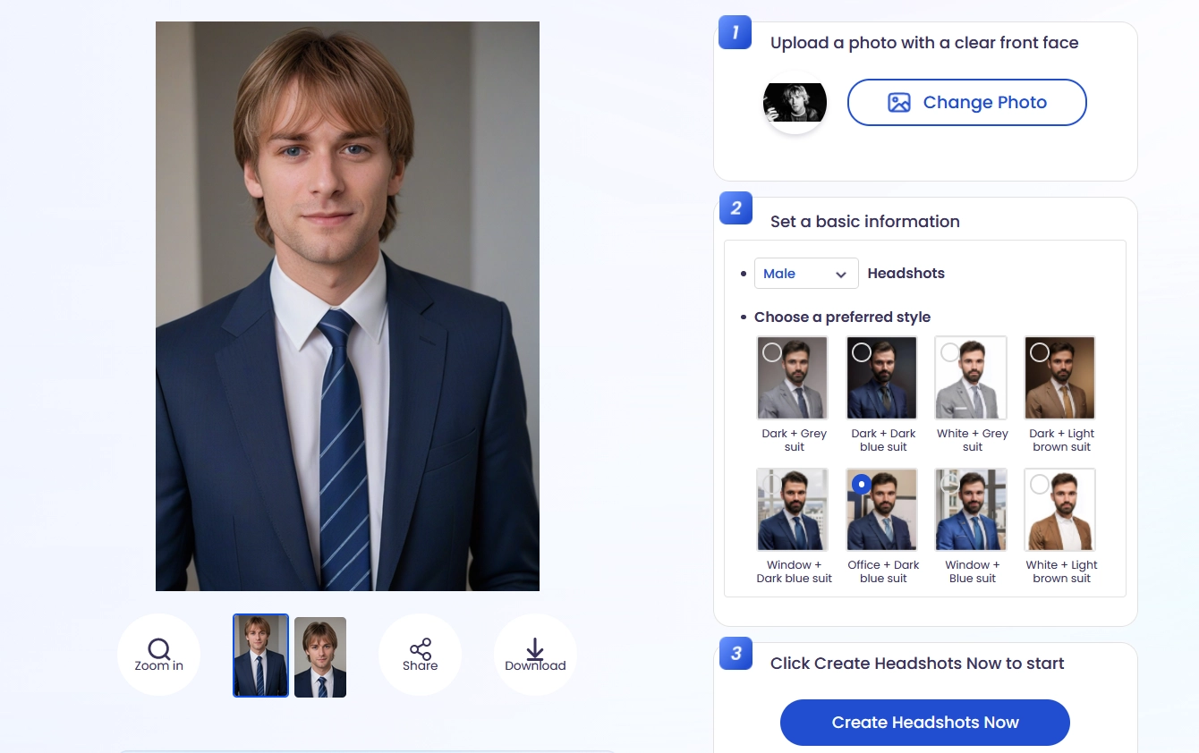 How to Make a Professional Resume Headshot Free