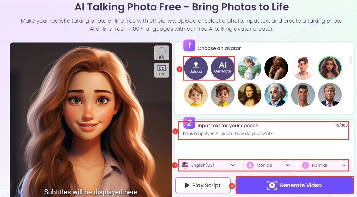 How to Make Animated AI Lip Sync Online Free | 3 Methods