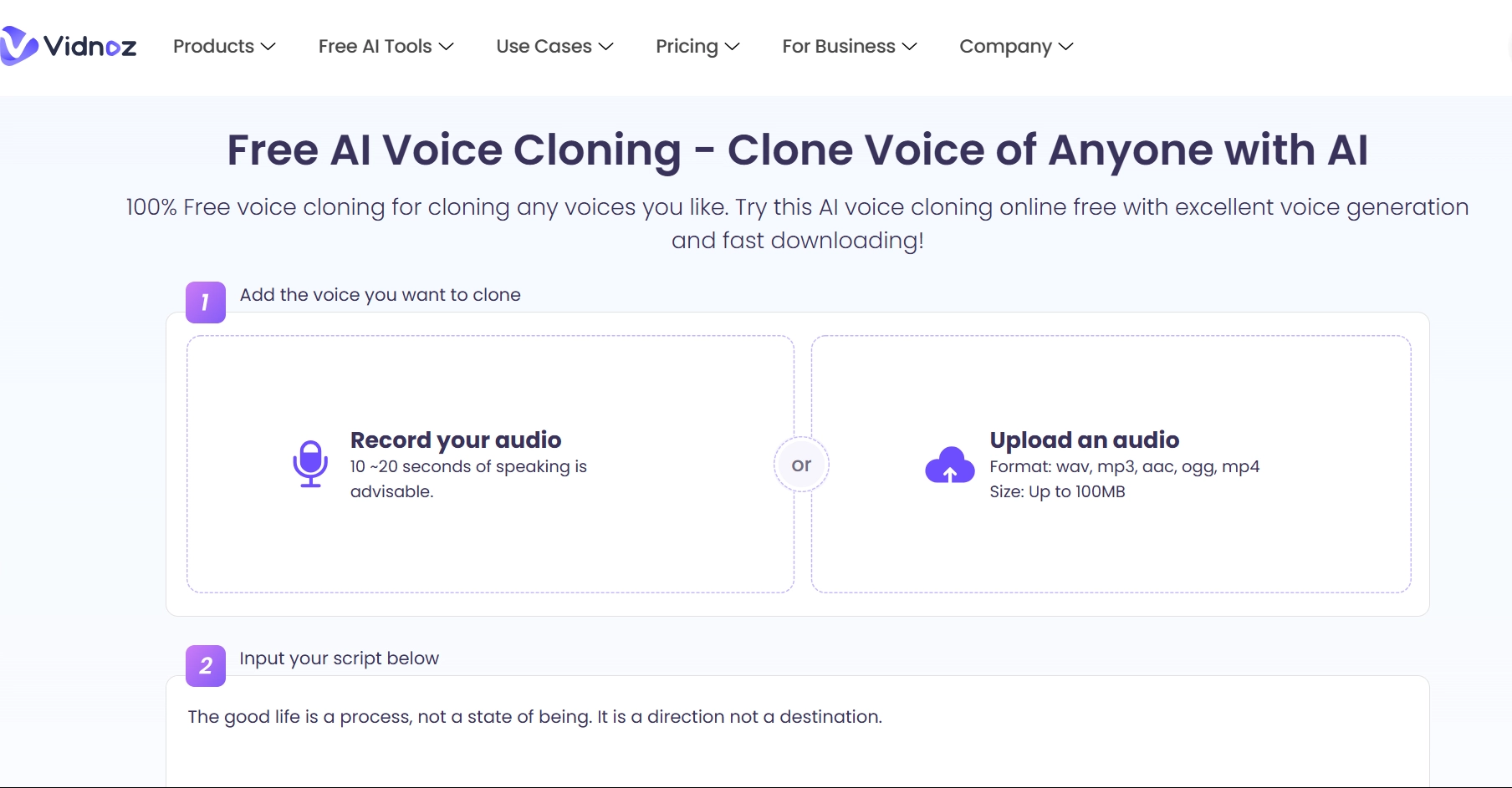 Instantly Clone Any Voice with Zero Shot Voice Cloning
