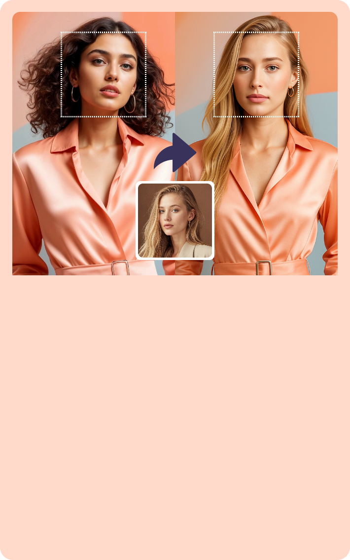 Free Head Swap with Face & Hair Swapping